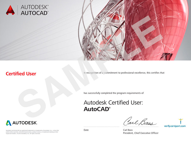 Certificazione Autodesk Certified User ACU | UniSapiens